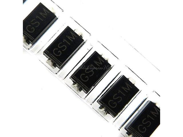Click here for 50pcs/lot SMD Rectifier Diode GS1M Making S1M SMA prices