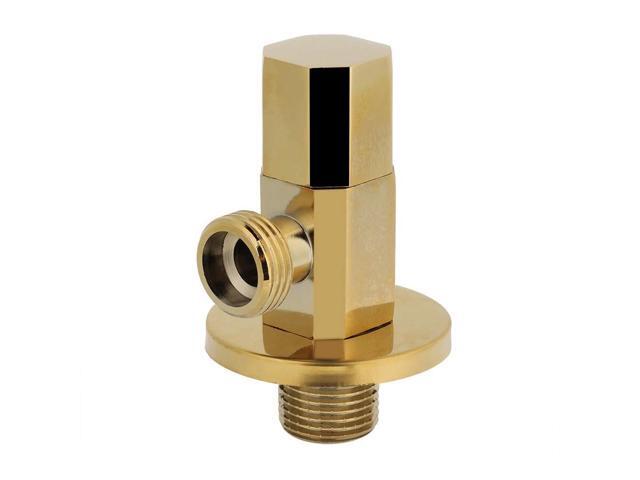 Click here for Brass Gold Angle Stop Valve  Bathroom Water Contro... prices