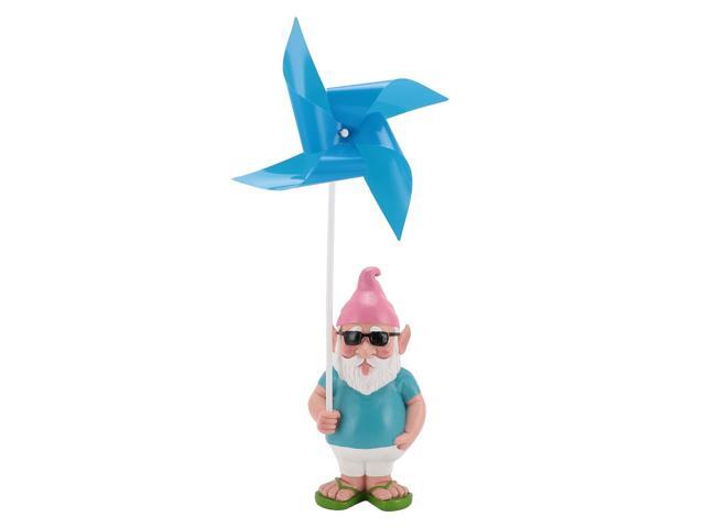 Click here for Garden Gnome Statue with Spinning Windmill  Outdoo... prices