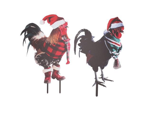 Click here for Chicken Garden Stake  Metal Decorative Rooster Law... prices