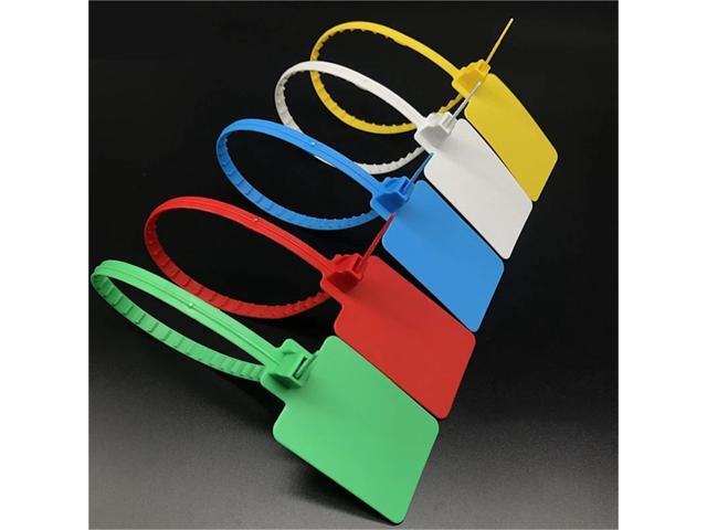 Click here for Zip Tie Tags 20Pcs Plastic Big Plate Tags Disposab... prices
