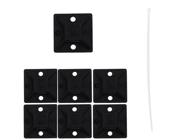Click here for Zip Tie Mounts 200 Fixing Seat Clamps Self Adhesiv... prices