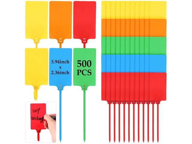 Click here for Zip Tie Tags 500 Pcs Blank Plastic Tags Shipping T... prices