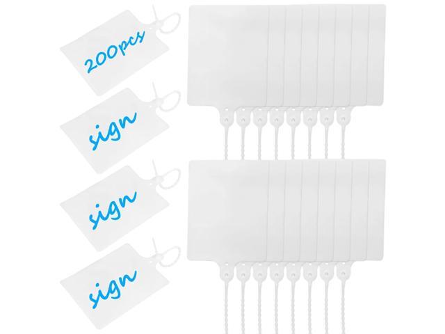 Click here for Zip Tie Tags 200Pcs PP Label Seal Shipping Tag Wat... prices