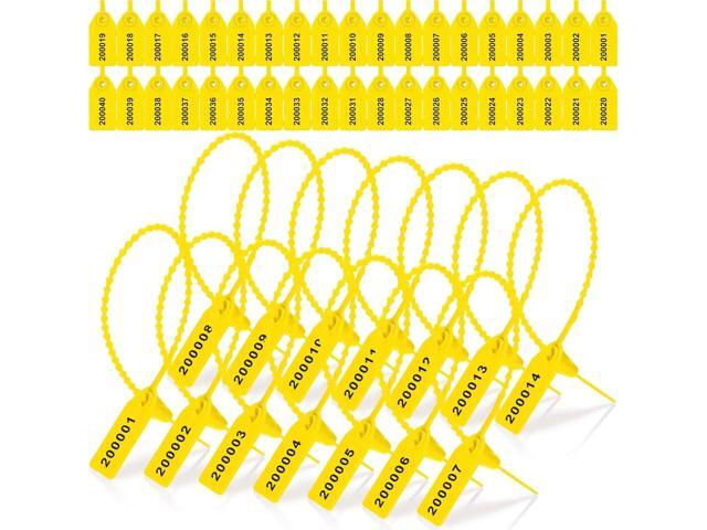 Click here for Zip Tie Tags 200 Pcs Plastic Tamper Seals Security... prices