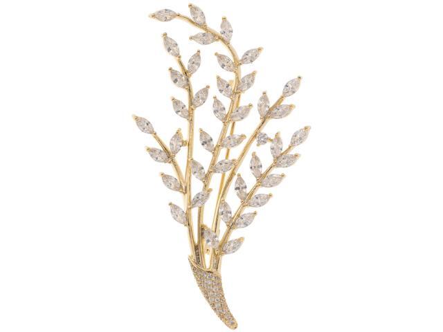 Click here for Rhinestone Copper Brooch Pin for Clothes Womens Fa... prices