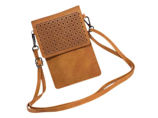 Click here for Pu Leather Cell Phone Purse Crossbody Bag with Car... prices