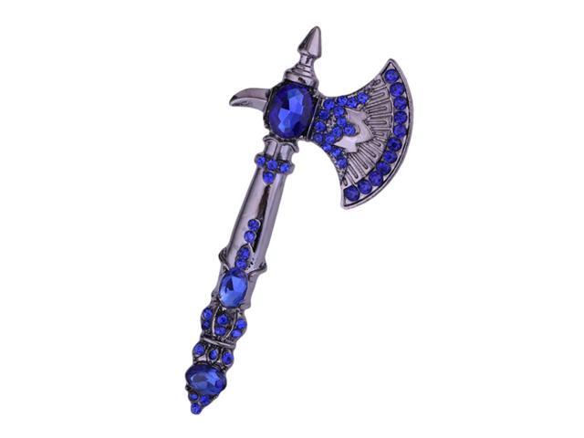 Click here for Vintage Alloy Brooch Pin Rhinestone Axe-shaped Lap... prices
