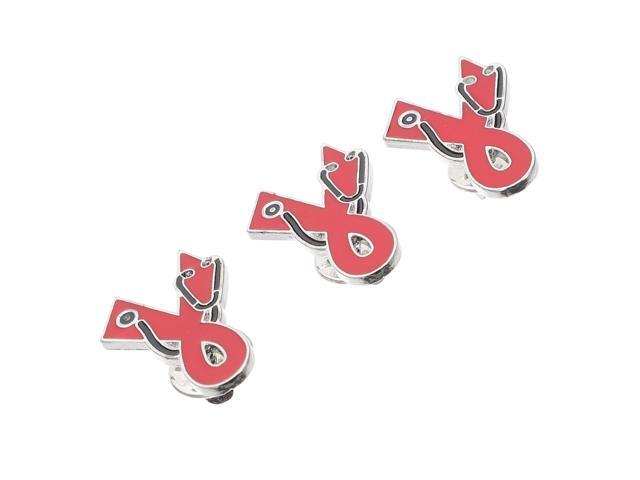 Click here for 3pcs Red Ribbon Awareness Badge Brooch Pins Charit... prices