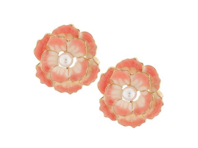 Click here for 2pcs Flower Pearl Enamel Brooch Pins Retro Floral... prices