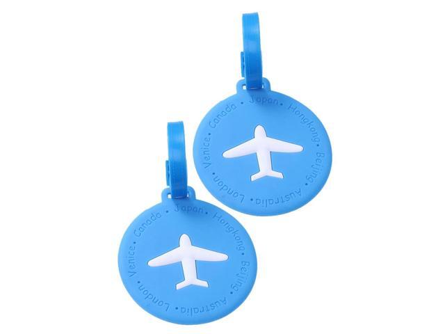 Click here for 2pcs Silicone Round Airplane Pattern Travel Luggag... prices
