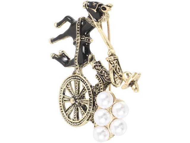 Click here for Baroque Style Rhinestone Brooch Pin Crown Shield D... prices