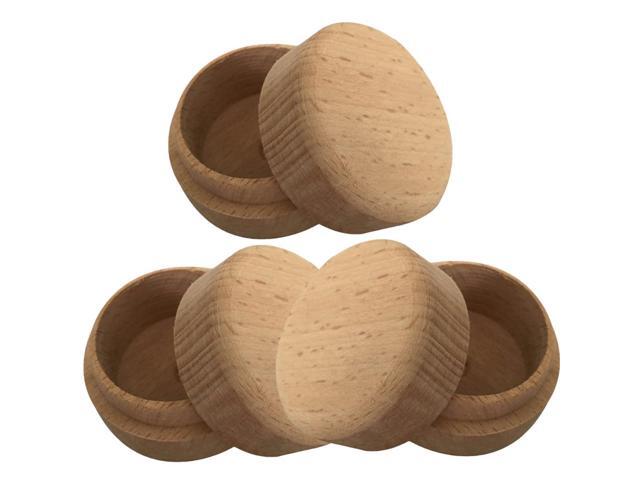 Click here for 3pcs Wooden Ring Box Set round Jewelry Case with L... prices