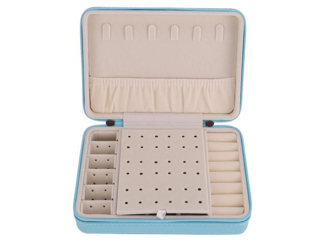 Click here for Portable Jewelry Travel Box Organizer with Zipper... prices