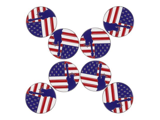 Click here for 8pcs Statue of Liberty Lapel Pins Metal Enamel Pat... prices