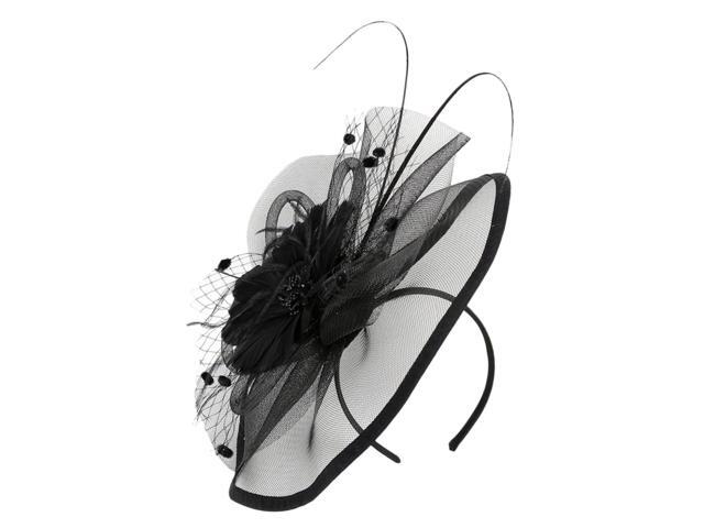 Click here for Veil Fascinator Hair Clip and Headband for Women... prices