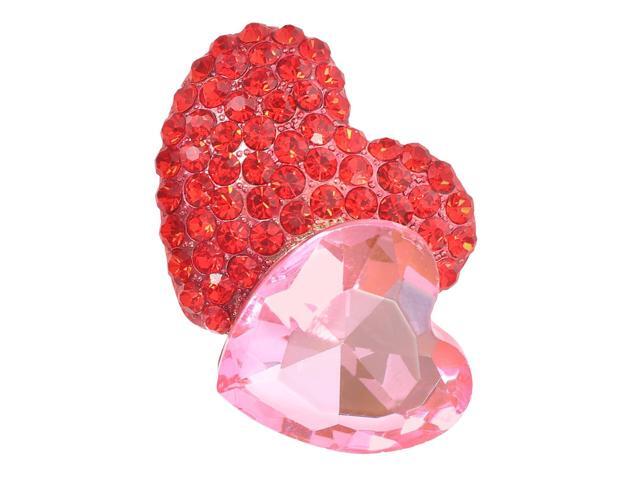 Click here for Rhinestone Heart Brooch Pin for Women Fashion  Mem... prices