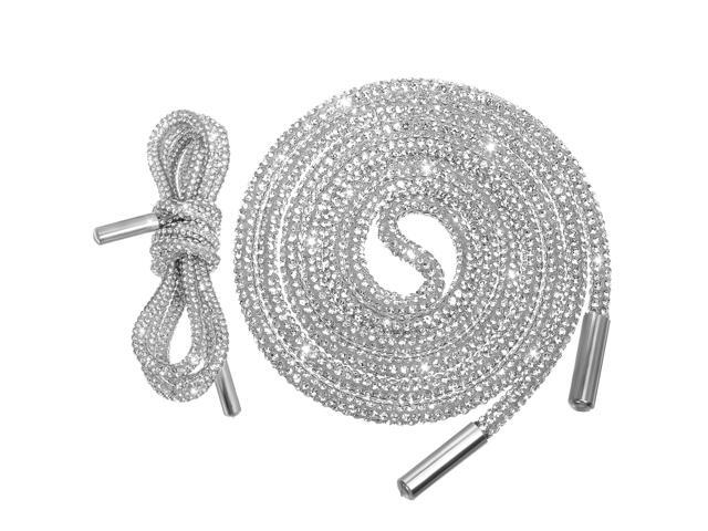 Click here for 2pcs Shiny Shoe Laces 120cm White Cotton Replaceme... prices