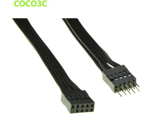 Click here for Motherboard 9 Pin USB header extension cable 10Pin... prices