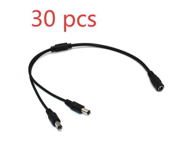 Click here for 30 pcs DC Power Cable 5.5 x 2.1mm 1 in 2 Out Wire... prices