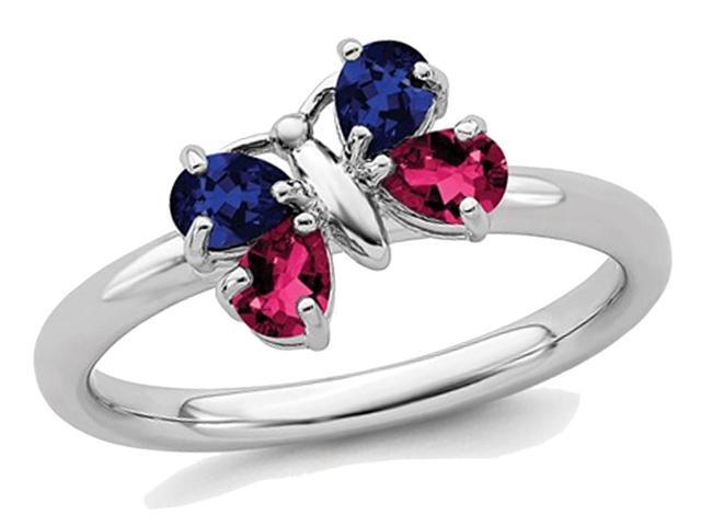 Click here for 4/5 Carat (ctw) Lab Created Ruby and Lab Created S... prices