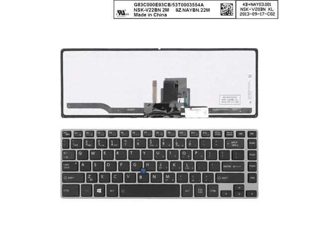 Click here for US Keyboard for TOSHIBA Tecra z40 a z40 b GRAY FRA... prices