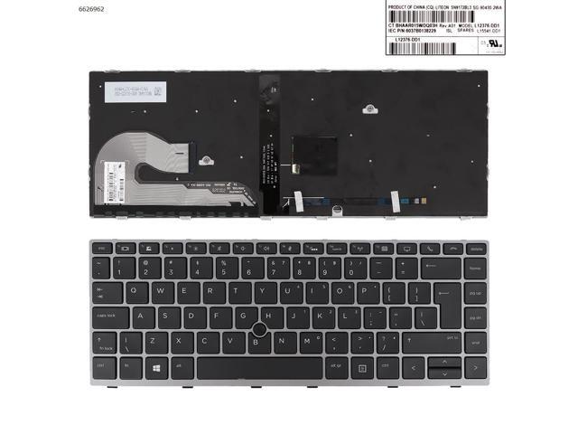 Click here for US Keyboard for HP EliteBook 840 G5 SILVER FRAME w... prices