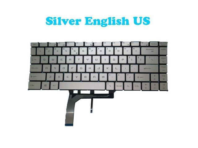 Click here for Silver Backlit Keyboard For MSI GS65 GF63 PS42 WS6... prices