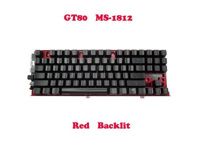 Click here for Red Backlit English Keyboard For MSI GT80 GT80S GT... prices