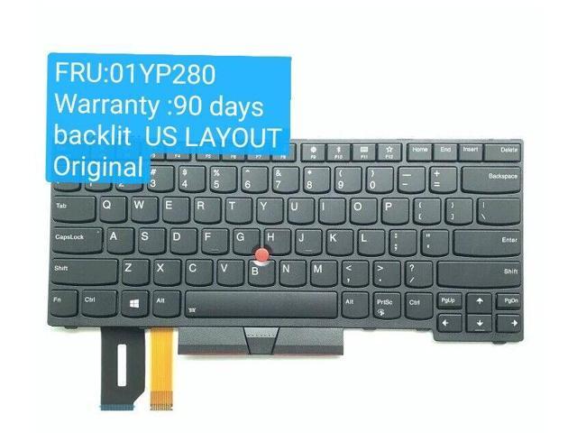 Click here for US Backlit Keyboard For Lenovo Thinkpad E480 E490... prices