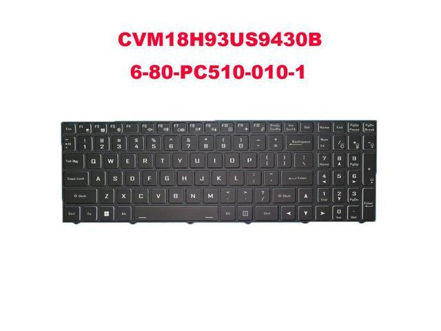 Click here for No Backlit Paper US Keyboard For CLEVO CVM18H93US9... prices
