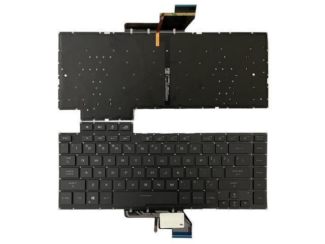 Click here for Laptop White color monochrome backlit keyboard US... prices
