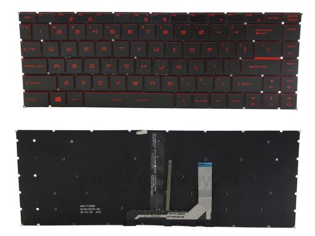 Click here for English US Keyboard MSI GS65 GF63 GF65 Stealth Thi... prices