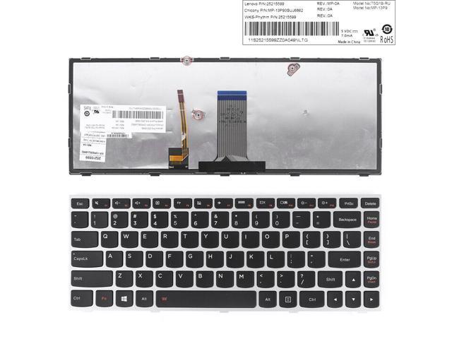 Click here for Keyboard for LENOVO G40-70 Flex 2 14 Silver FRAME... prices