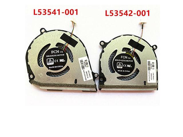 Click here for Gpu and Cpu cooling fan for HP 15-DS 15-DR L53541-... prices