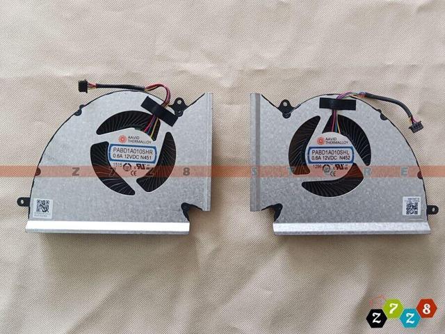 Click here for Gpu and Cpu cooling fan for 4-Pin MSI GP76 GE76 WE... prices