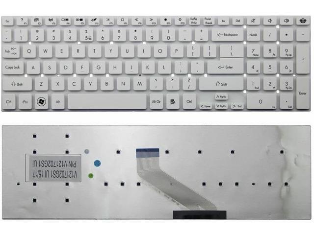 Click here for US White color Keyboard for Gateway PK130HQ1B00 MP... prices