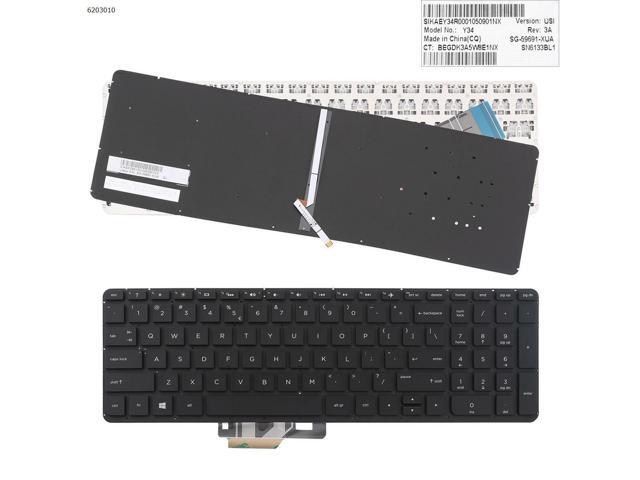 Click here for Keyboard for HP Pavilion 15-P 17-F BLACK US Backli... prices