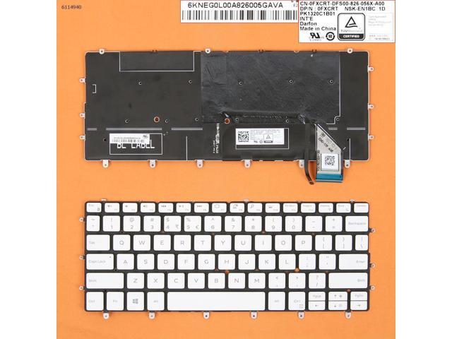 Click here for Keyboard for Dell XPS 13 9370 WHITE (Backlit Win8... prices