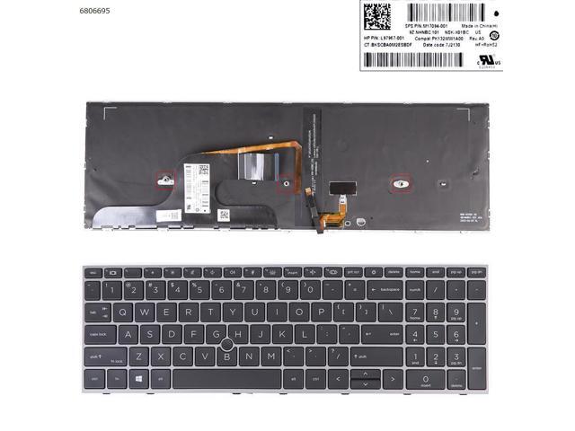 Click here for US Keyboard for HP ZBOOK fury 15 G7 SILVER FRAME B... prices