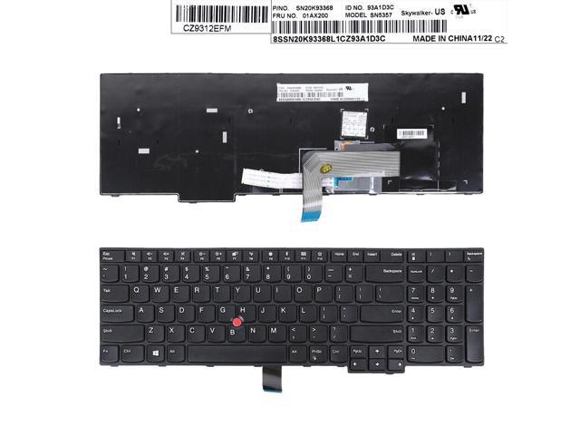 Click here for US Keyboard for Thinkpad E570 E575 BLACK With Poin... prices