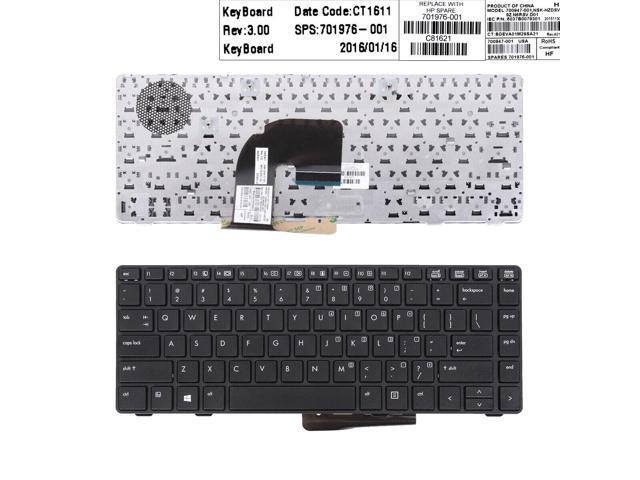 Click here for US Keyboard for HP EliteBook 8460P Black Frame Bla... prices
