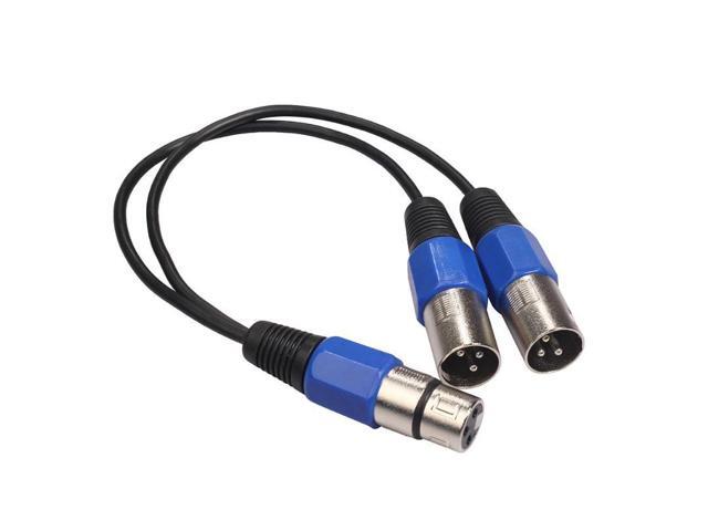 Click here for 1Pcs 0.3m 1ft 3pin XLR Female to Dual 2 Male Plug... prices