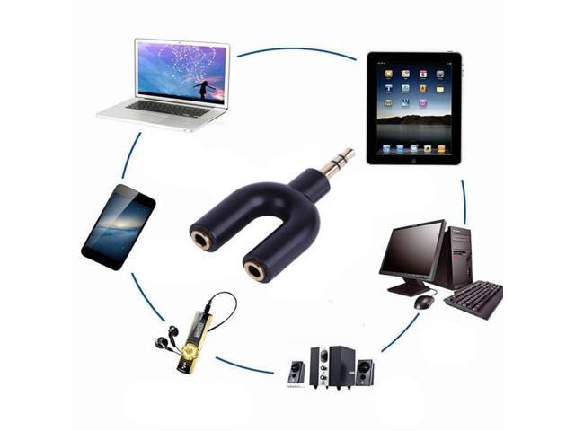Click here for 1Pcs 3.5mm Earphone Adapter Double Jack Adapter Pl... prices