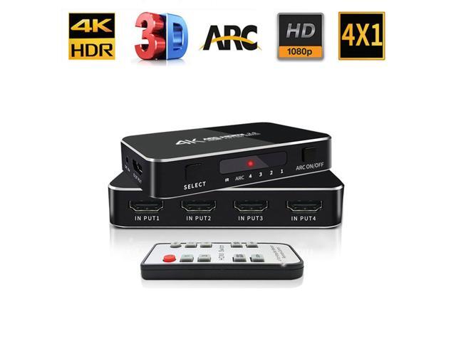 Click here for 1Pcs UHD HDMI Switch 4K HDR 4x1 Adapter Switcher w... prices