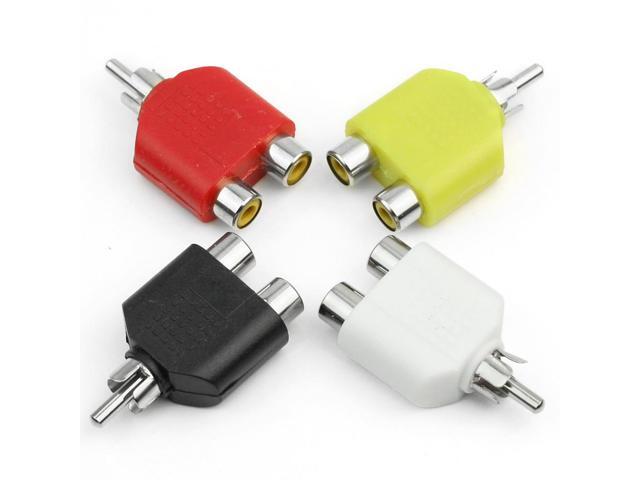 Click here for 1Pcs 4 x RCA Jack Y Splitter Plug Adapter 1 Male t... prices