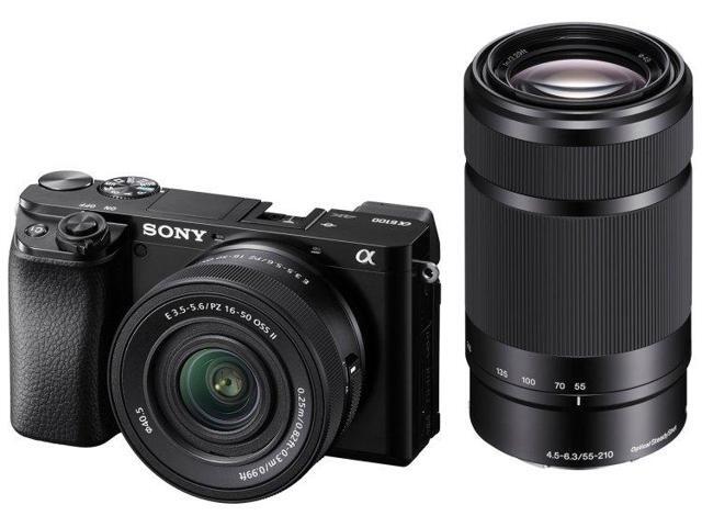 Click here for Sony Alpha a6100 w/ 16-50mm + 55-210mm prices