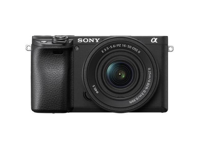 Sony Alpha a6400 Aps-c Mirrorless Interchangeable-Lens Camera with 16-50mm M2 Lens - Black