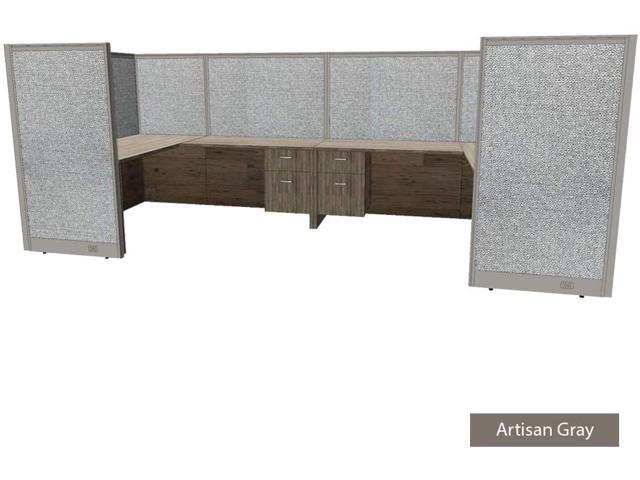 Click here for GOF 2-Person Workstation Cubicle  Freestanding Off... prices