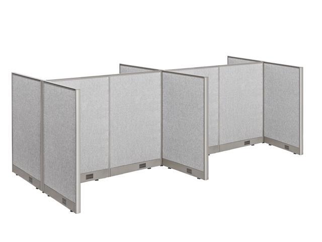 Click here for GOF 4-Person Workstation Cubicle  Freestanding Off... prices
